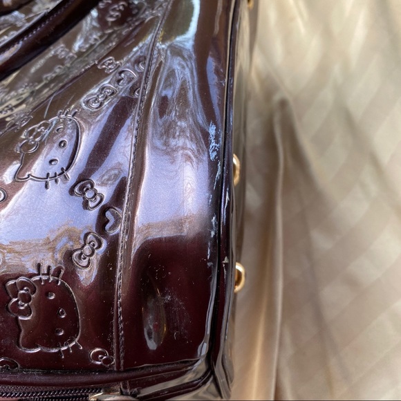 Loungefly | Bags | Rare Authentic Loungefly Hello Kitty Shiny Handbag ...